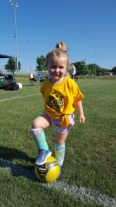 Bend it Like Bailey - Summer Soccer 2018 - It's A Schorr Thing
